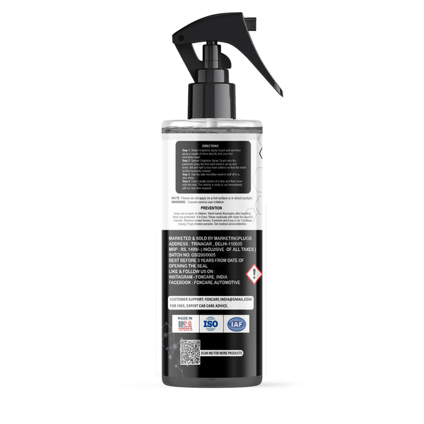 Foxcare Graphene spray Guard for Car | Hydrophobic Spray With Extreme ...
